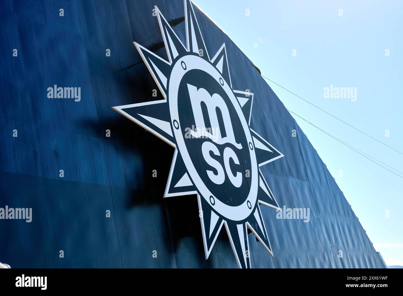 Mediterranean shipping company logo hi-res stock photography and images ...