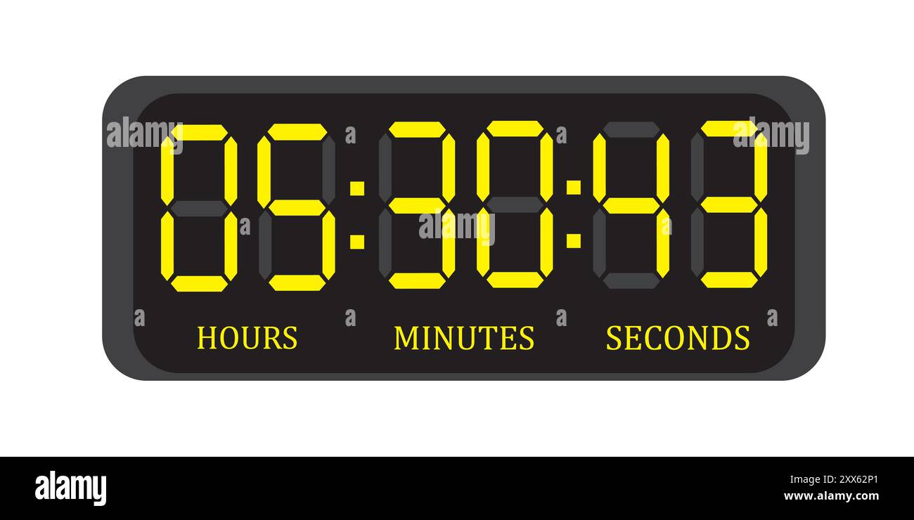 Led display electronic calculator Cut Out Stock Images & Pictures - Alamy