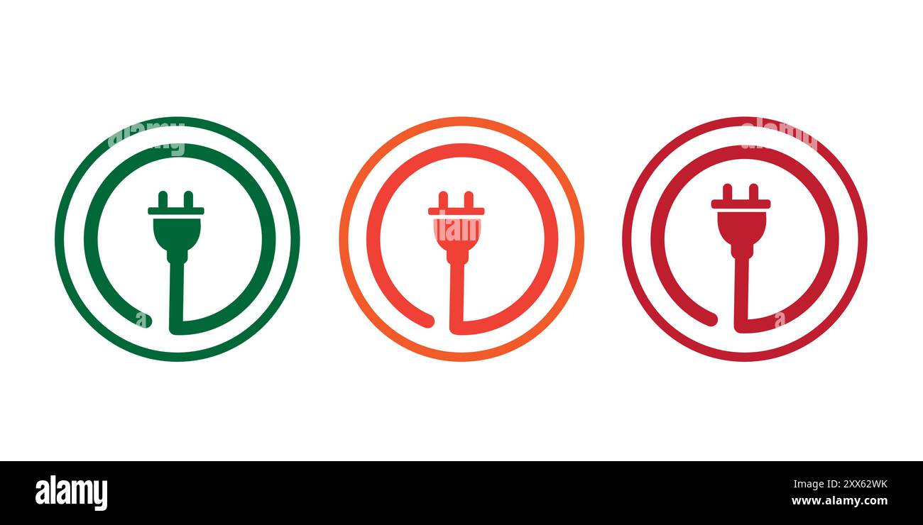 Plug and Socket Icon Editable Stroke Stock Vector Image & Art - Alamy