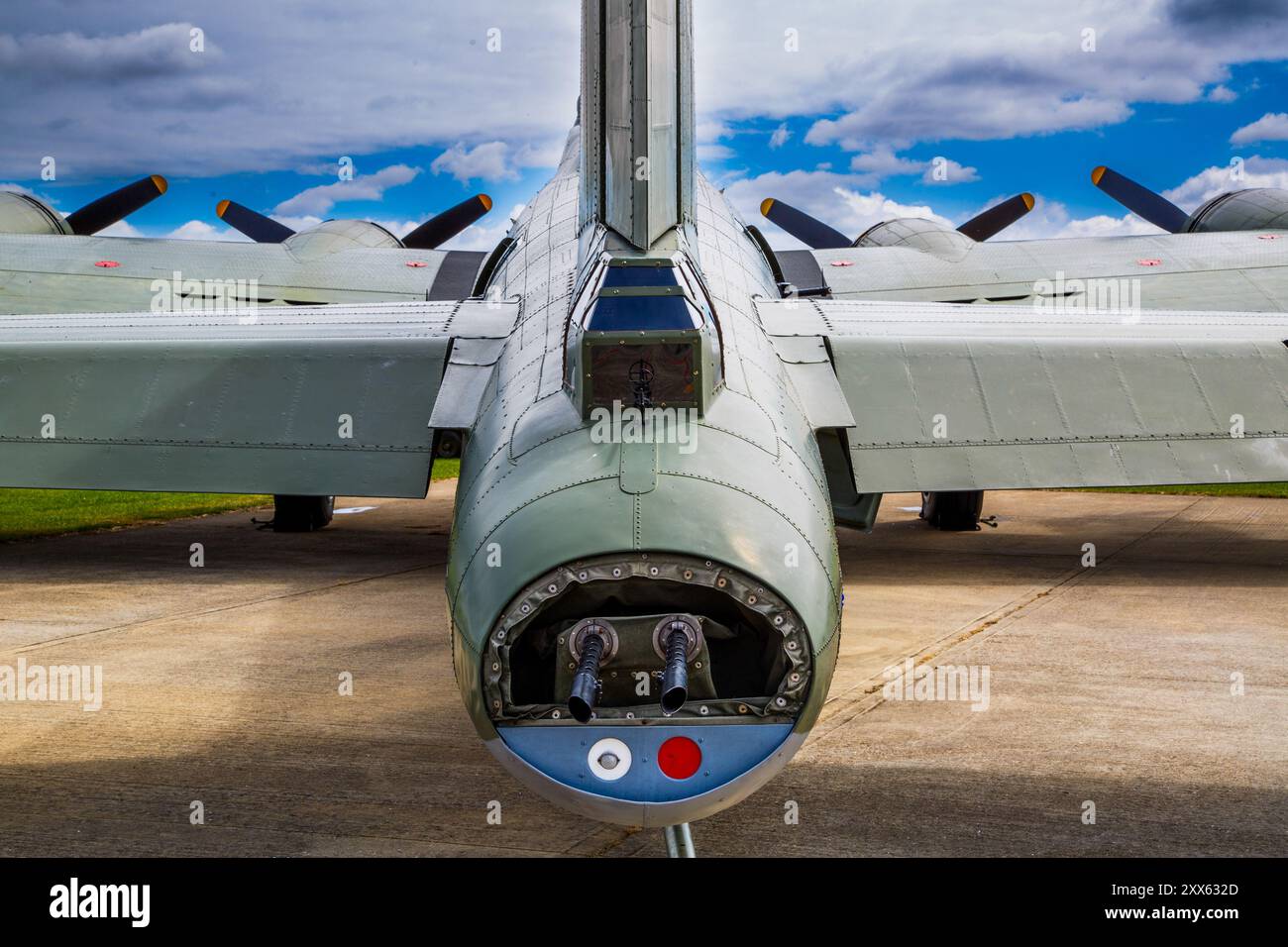 B17 Flying Fortress Tail Gunner position Stock Photo - Alamy