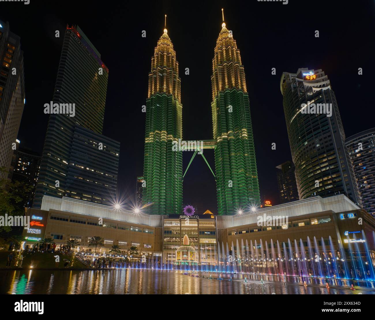 Esplanade (Lake Symphony) within KLCC Park, outside Suria KLCC, Kuala ...