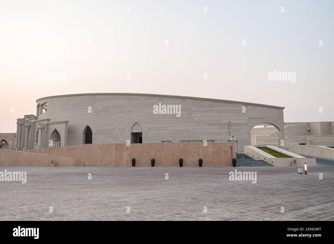 Part of amphitheater at Katara cultural village in Doha, Qatar Stock ...