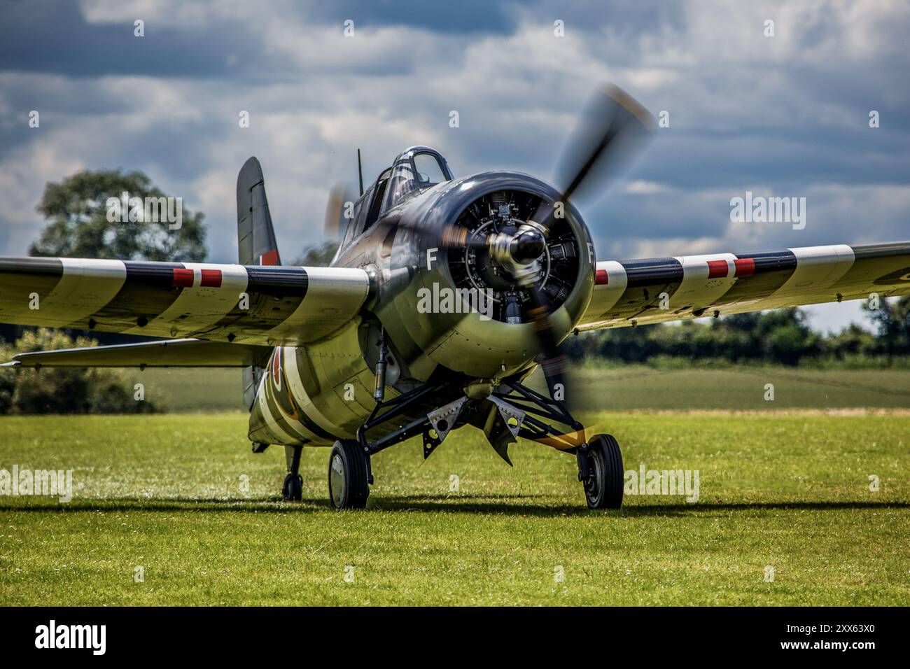 Grumman F4F Wildcat Martlet at Sywell Airshow 2024 Stock Photo - Alamy