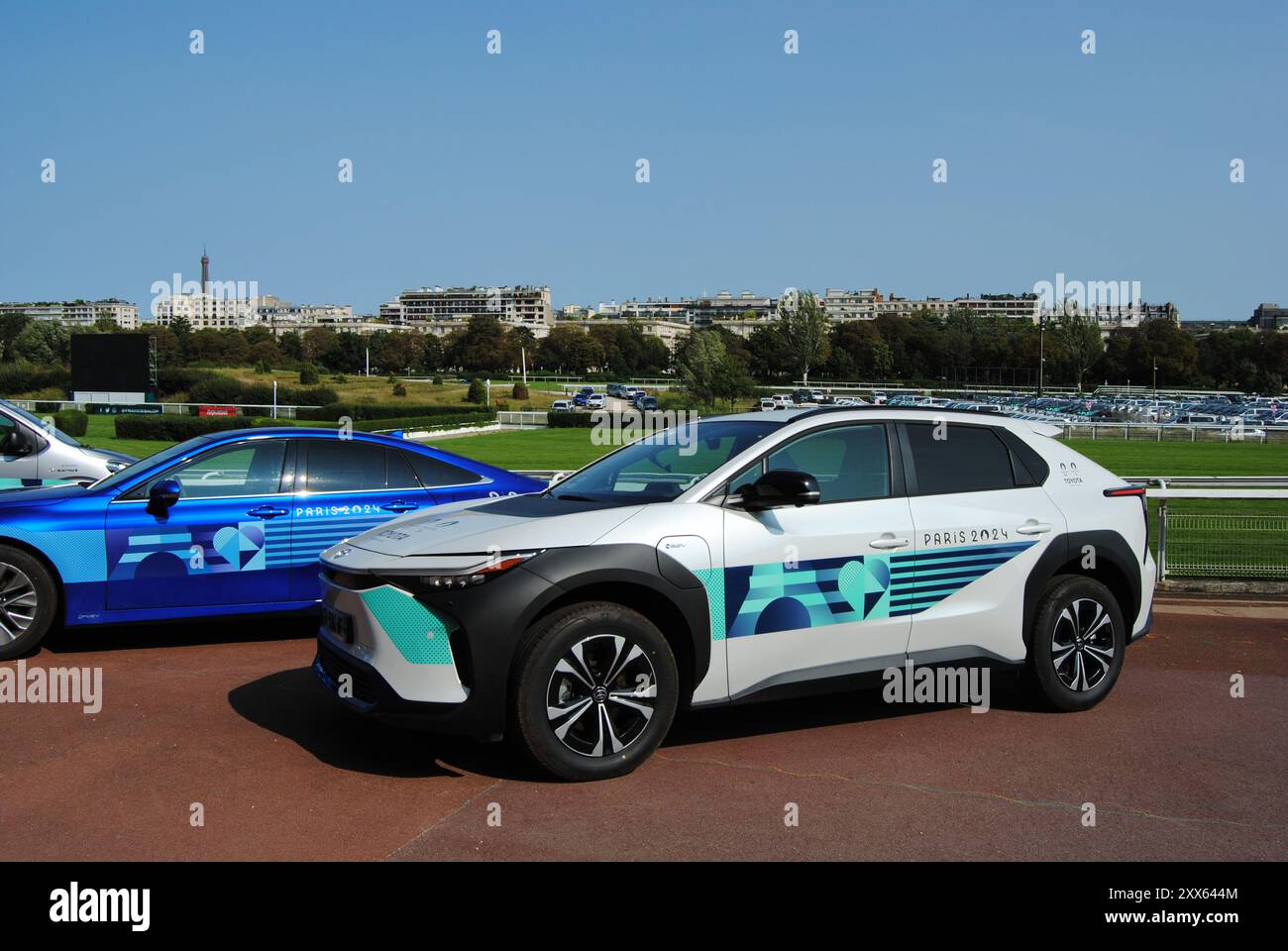 Paris, France - August 22 2024: Toyota Olympics and Paralympics ...