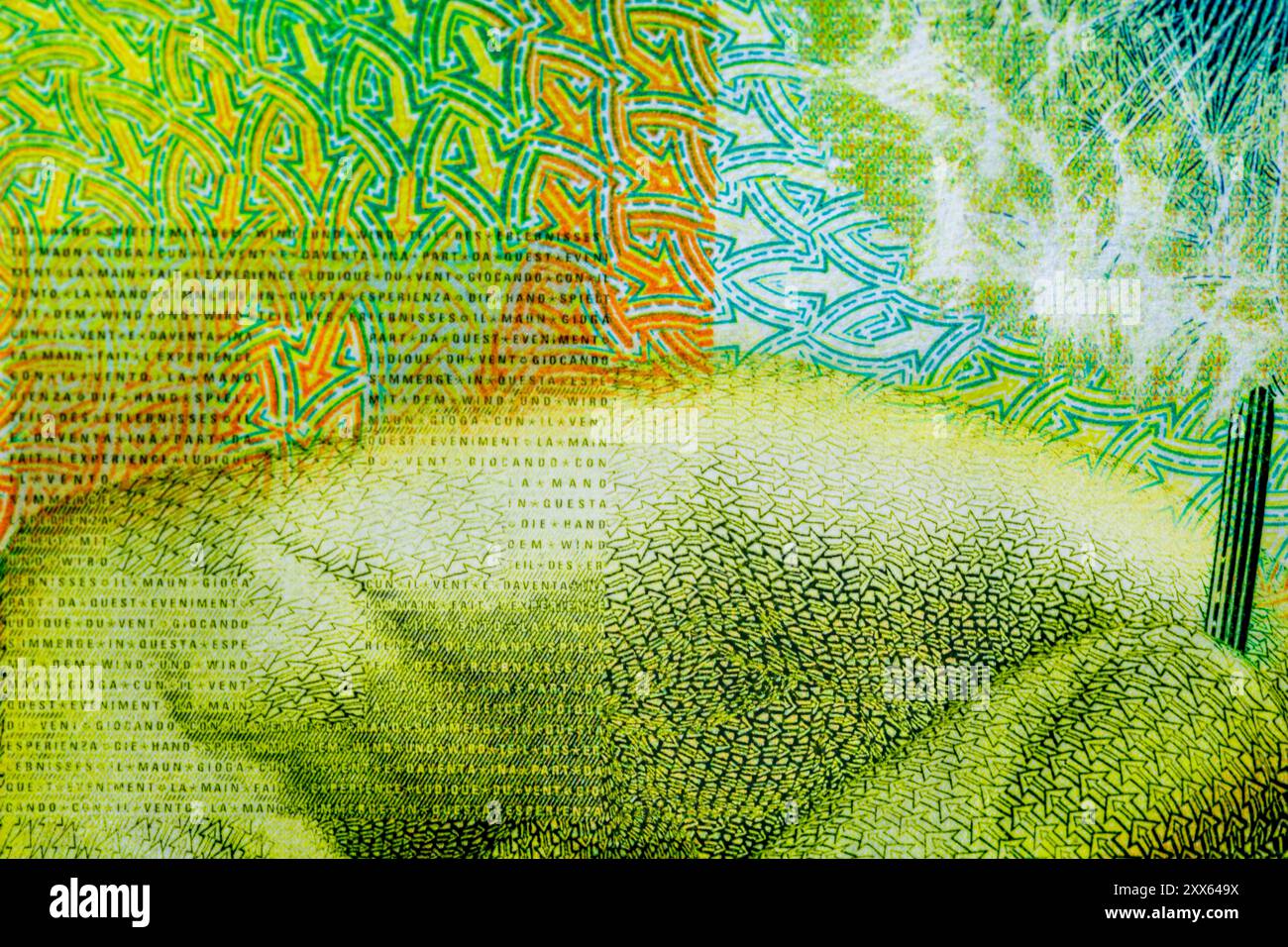 CHF money banknotes, detail photo of swiss franc. Swiss Franc currency ...