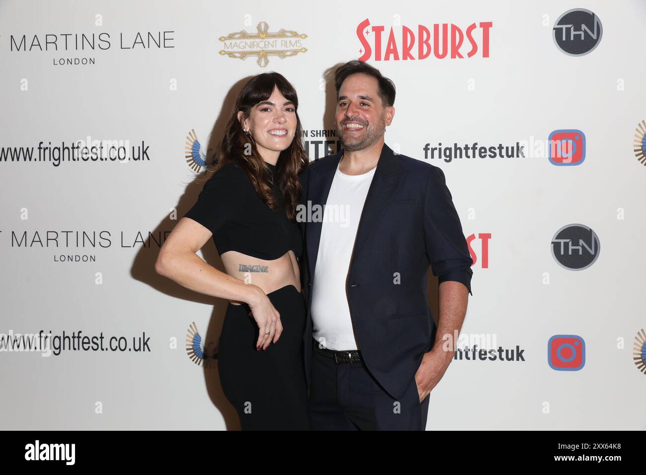 JJ Nolan and Johnny Wickham attend The Invisible Raptor premiere on day ...