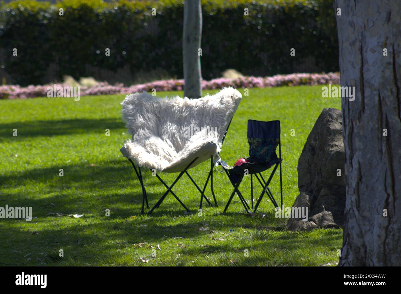 Butterfly chair camping hi-res stock photography and images - Alamy