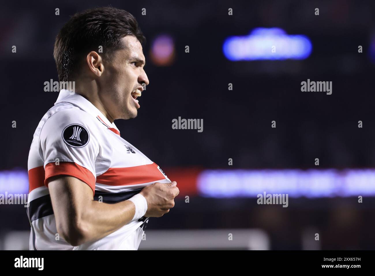 Sao Paulo, Brazil. 22nd Aug, 2024. SP - SAO PAULO - 08/22/2024 - 2024 LIBERTADORES CUP, SAO ...
