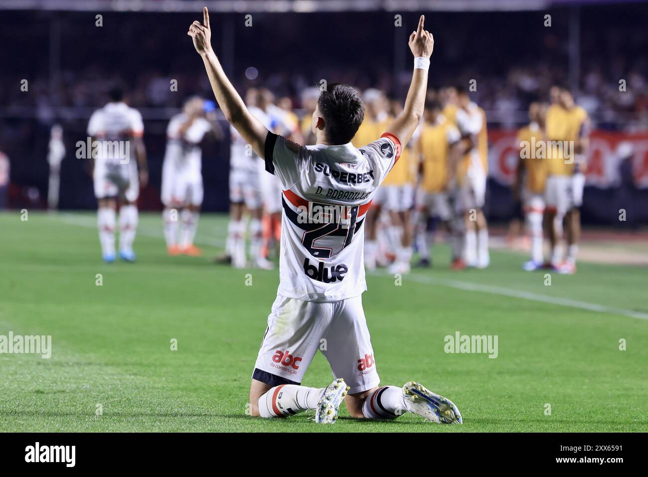 Sao Paulo, Brazil. 22nd Aug, 2024. SP - SAO PAULO - 08/22/2024 - 2024 LIBERTADORES CUP, SAO ...