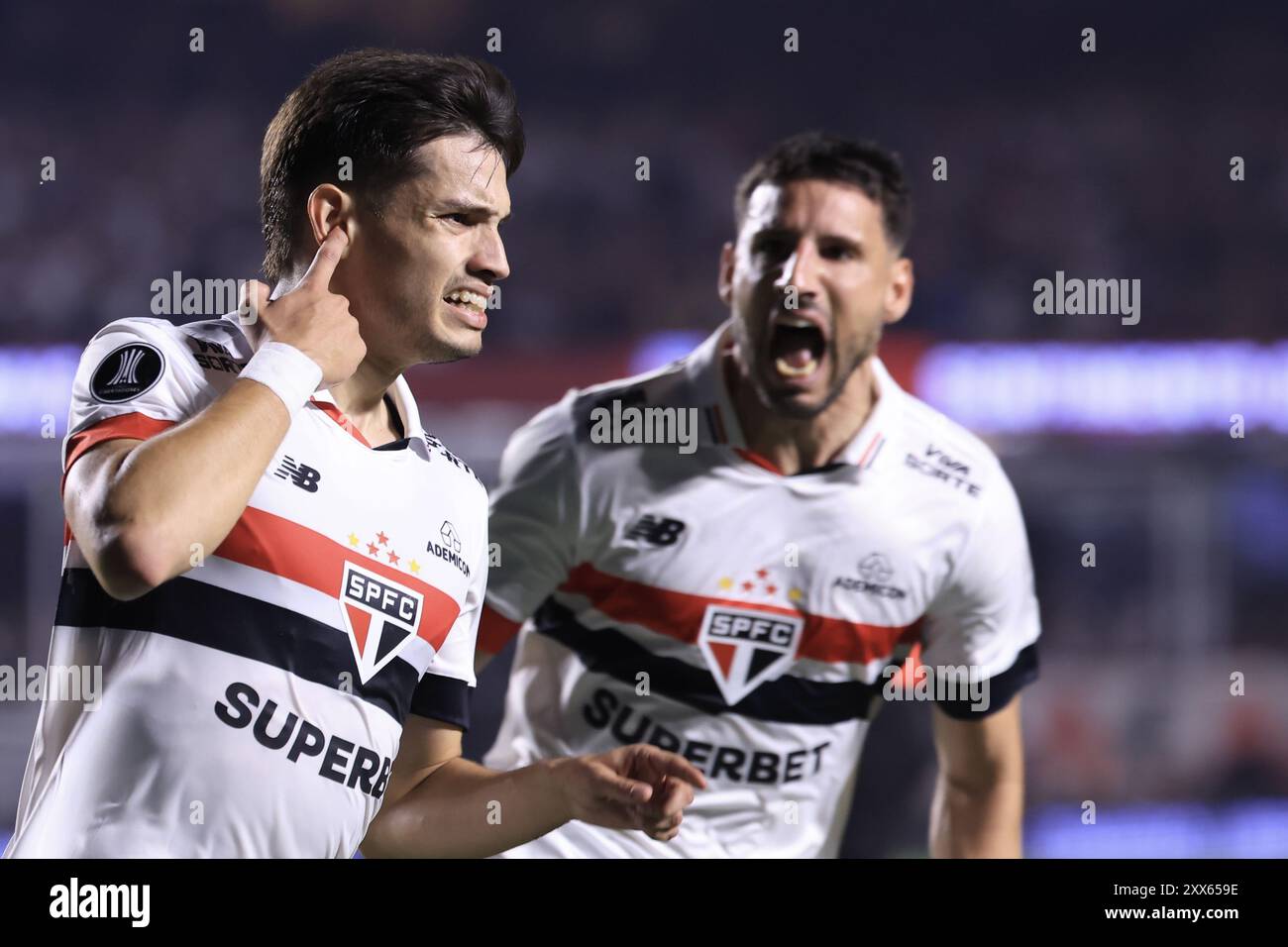 Sao Paulo, Brazil. 22nd Aug, 2024. SP - SAO PAULO - 08/22/2024 - 2024 LIBERTADORES CUP, SAO ...