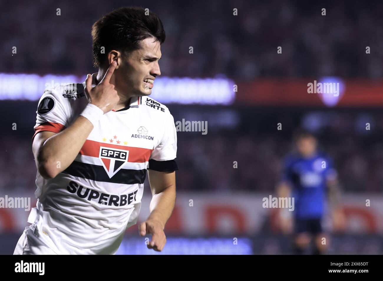 Sao Paulo, Brazil. 22nd Aug, 2024. SP - SAO PAULO - 08/22/2024 - 2024 LIBERTADORES CUP, SAO ...