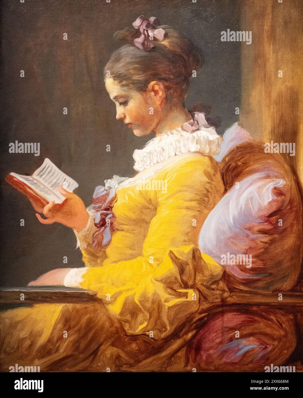 painting by Jean Honore Fragonard called Young Girl Reading painted in ...