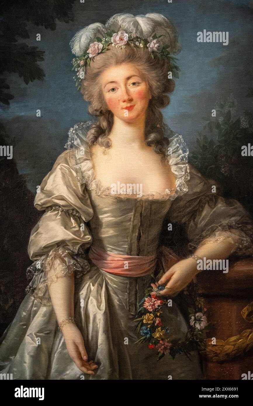 painting by Elisabeth Lousie Vigee-Lebrun called Portrait of Madame du ...