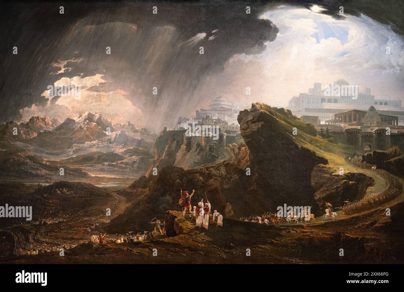 painting by John Martin called JOshua Commanding the Sun to Stand Still ...