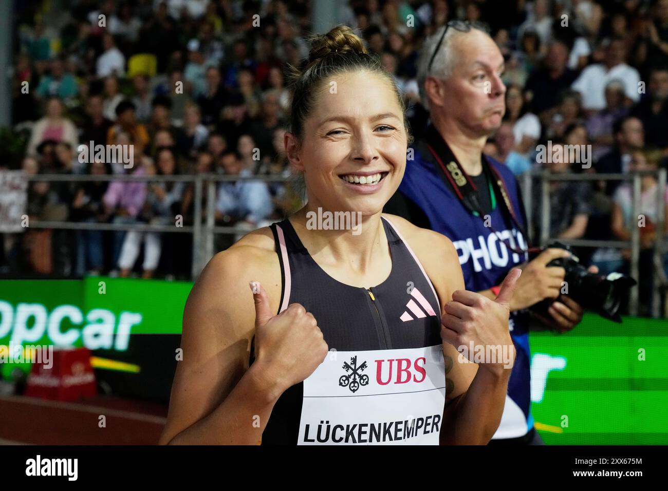 Lausanne, Schweiz. 22nd Aug, 2024. Leichtathletik, Diamond League ...