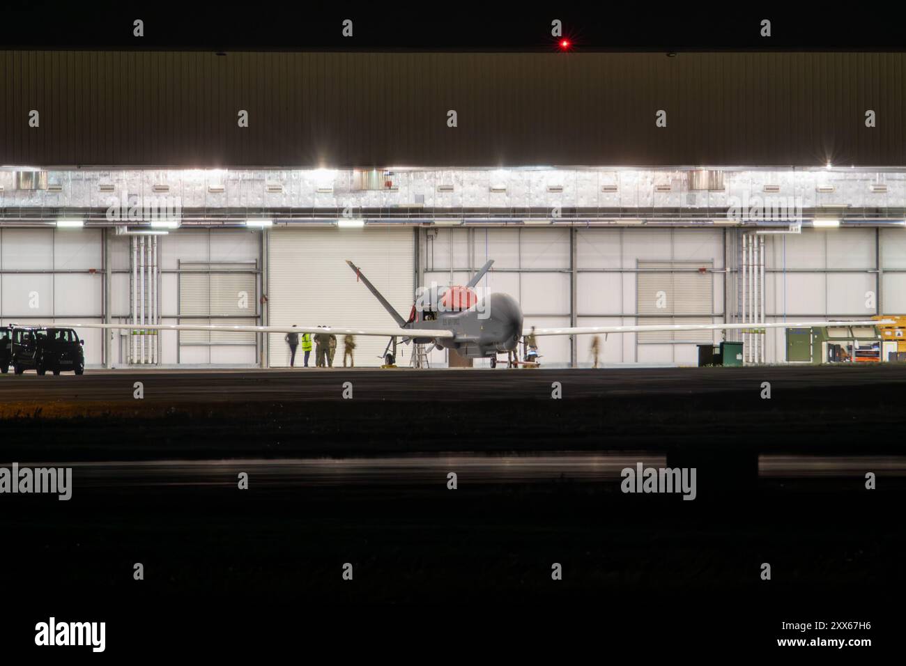 US Air Force RQ-4 Drone lands in UK for first time after 23 hour ...