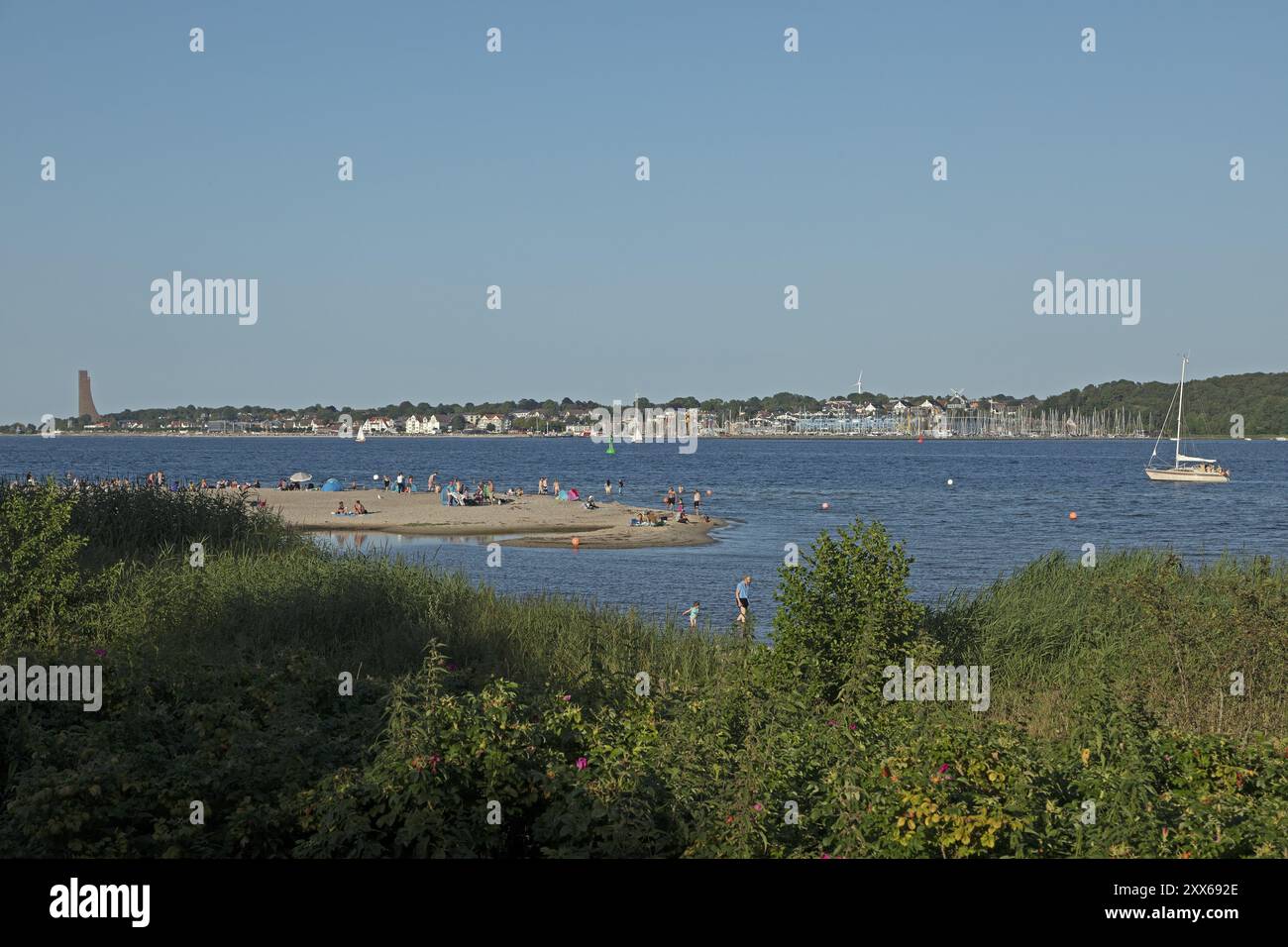 Naval memorial, Laboe, front beach, Falckenstein, Kiel, Schleswig ...
