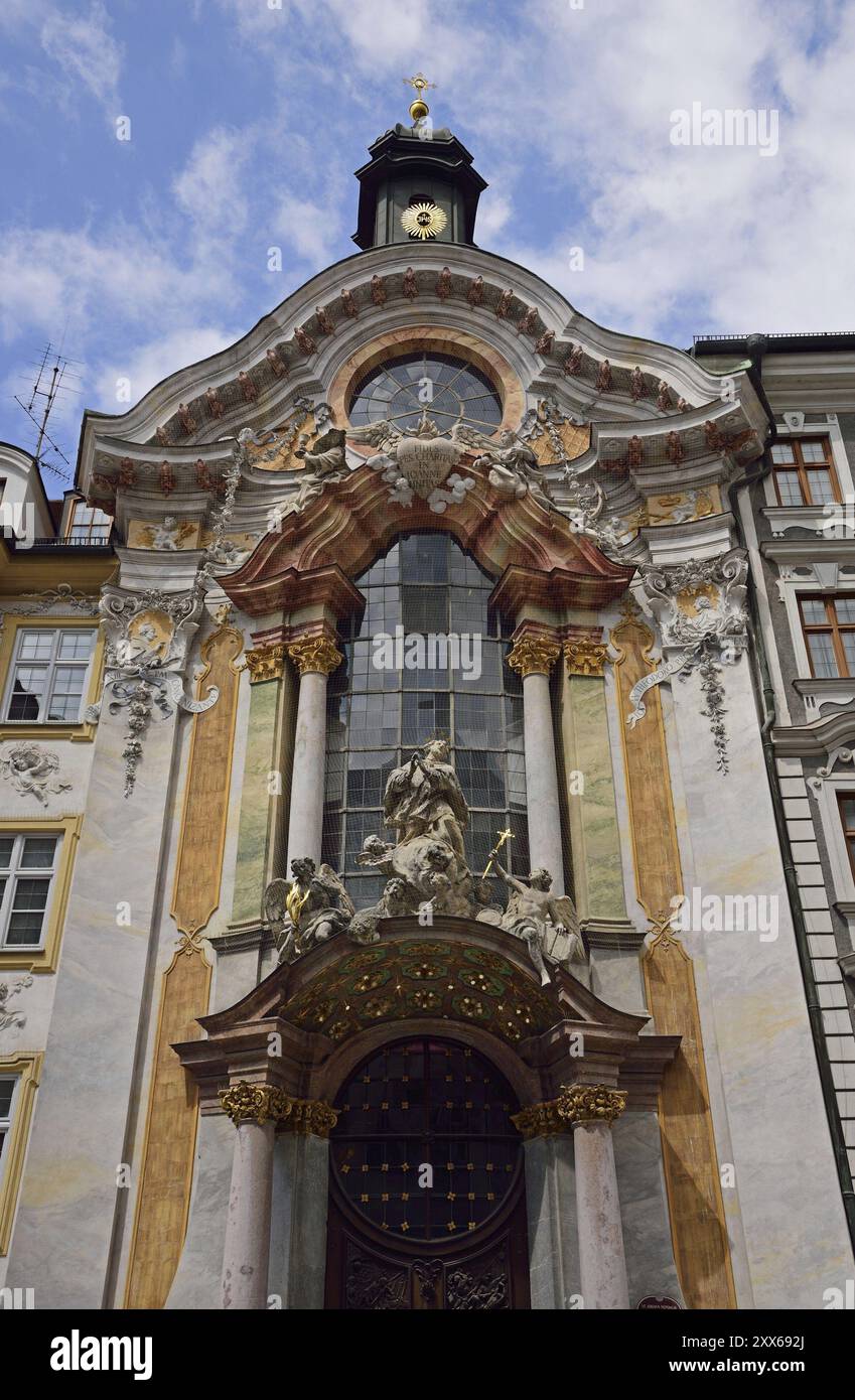 St johann nepomuk kirche asam church hi-res stock photography and ...