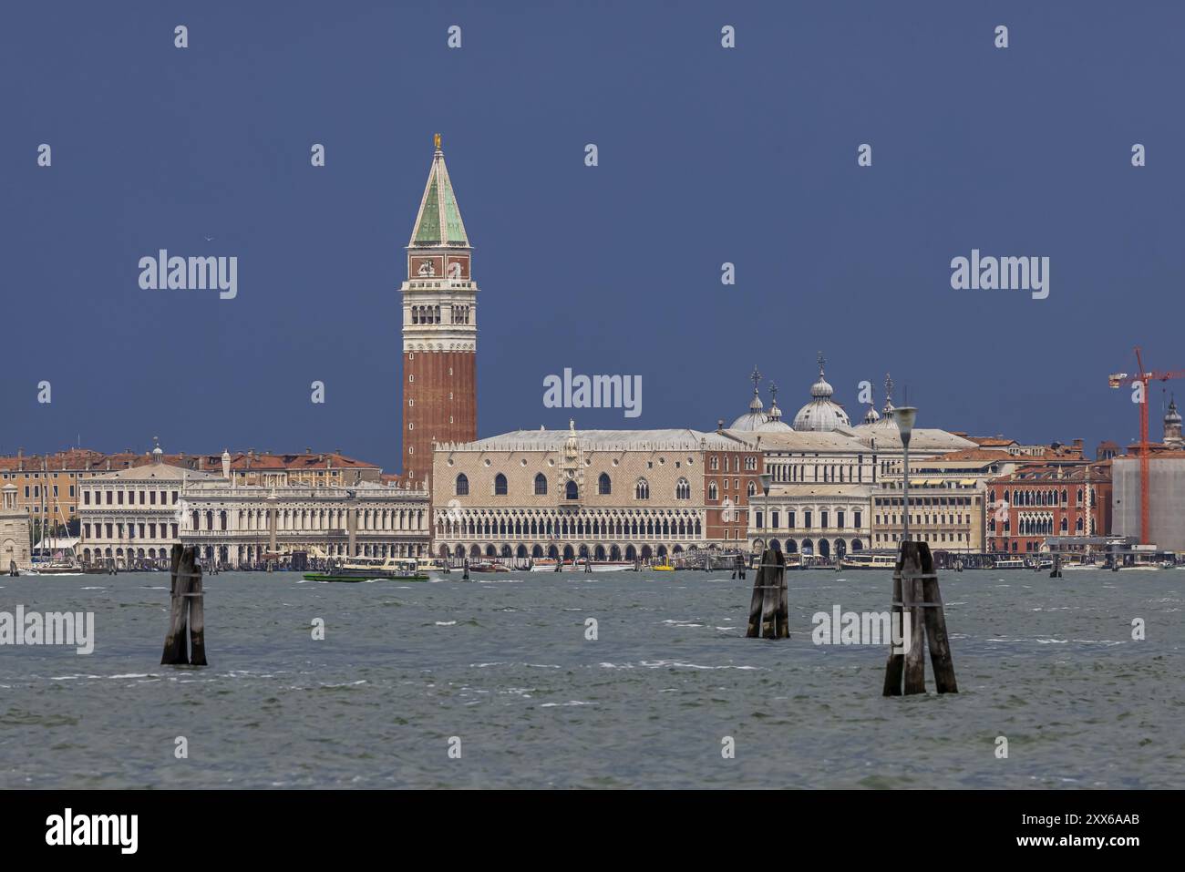City view of Venice, view of the city from the Canale della Giudecca ...
