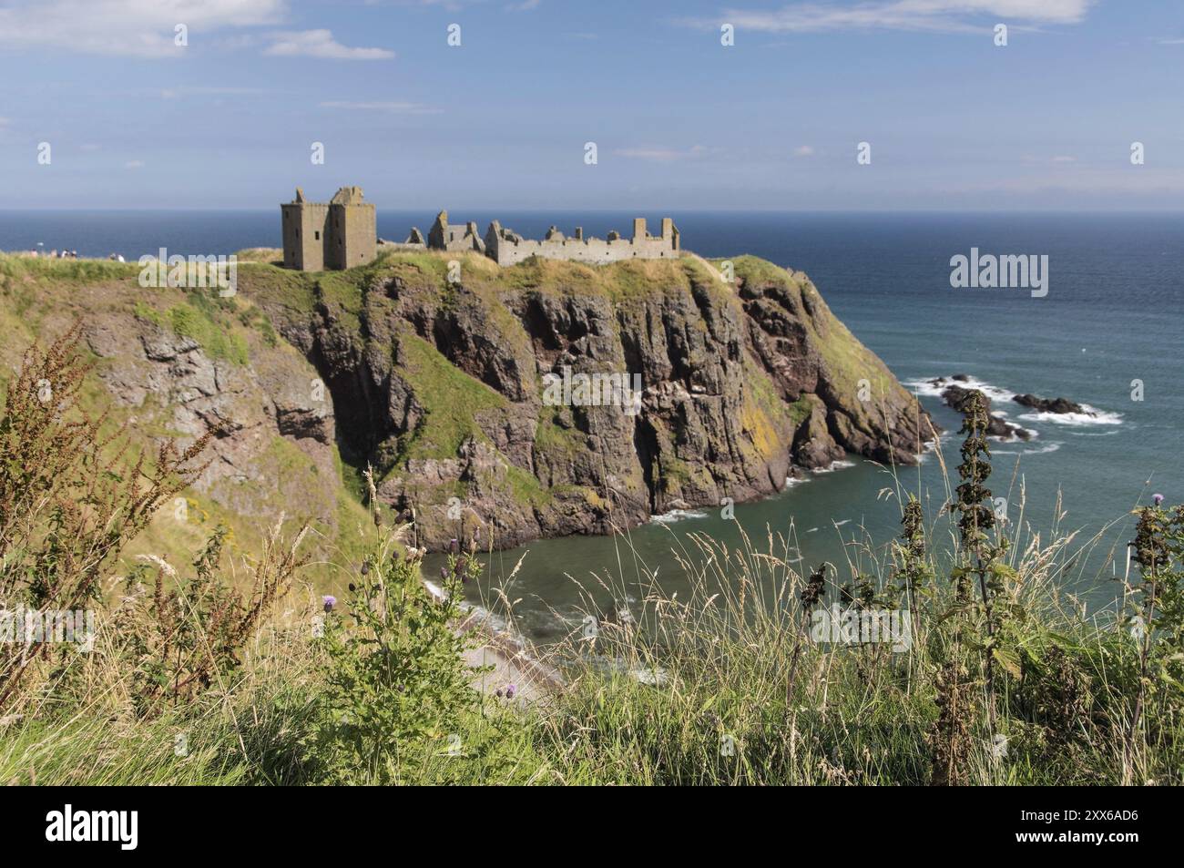 Dunnottar Castle is a ruined castle in Aberdeenshire, Scotland ...