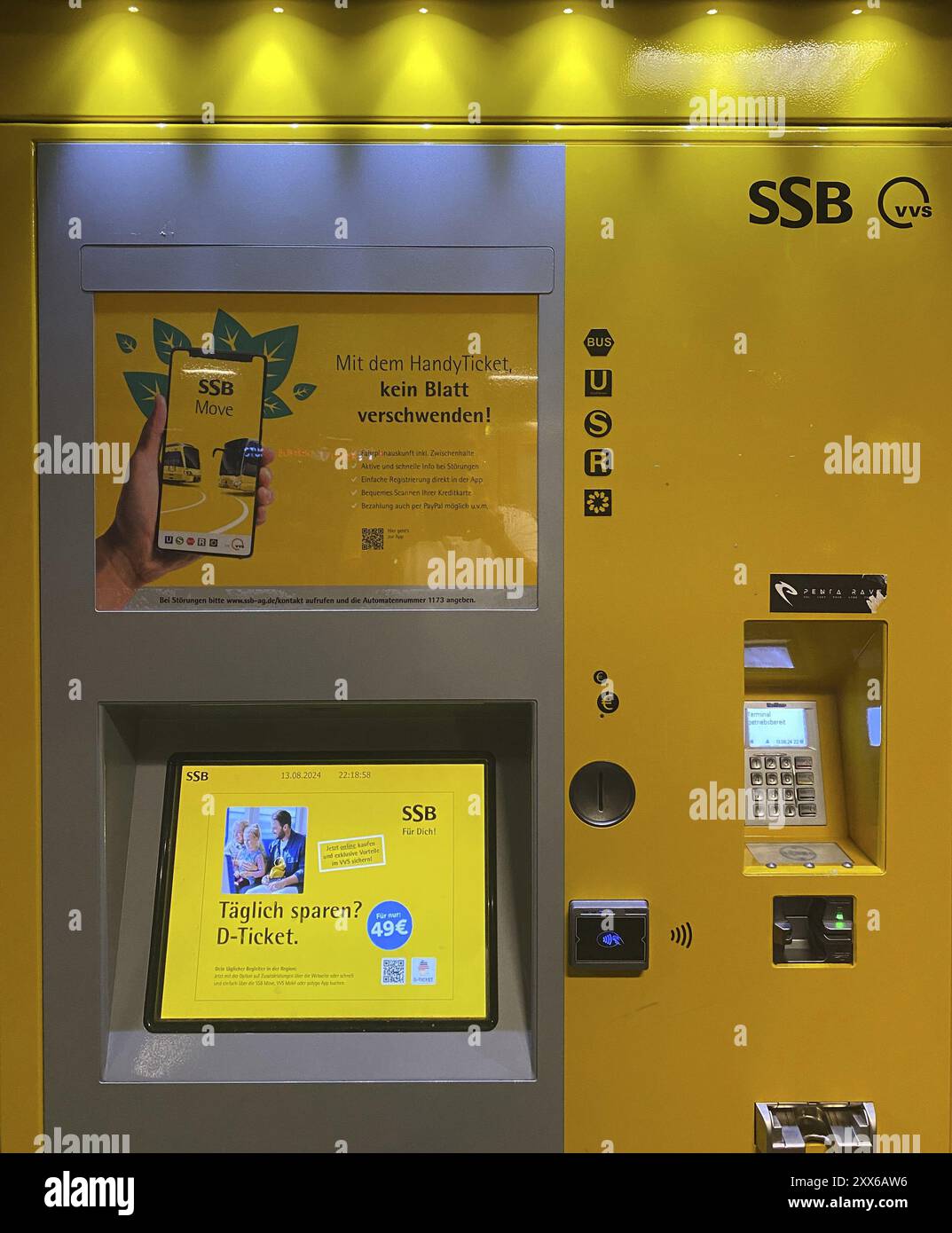 New ticket vending machine, ticket machine, ticket terminal, SSB ...
