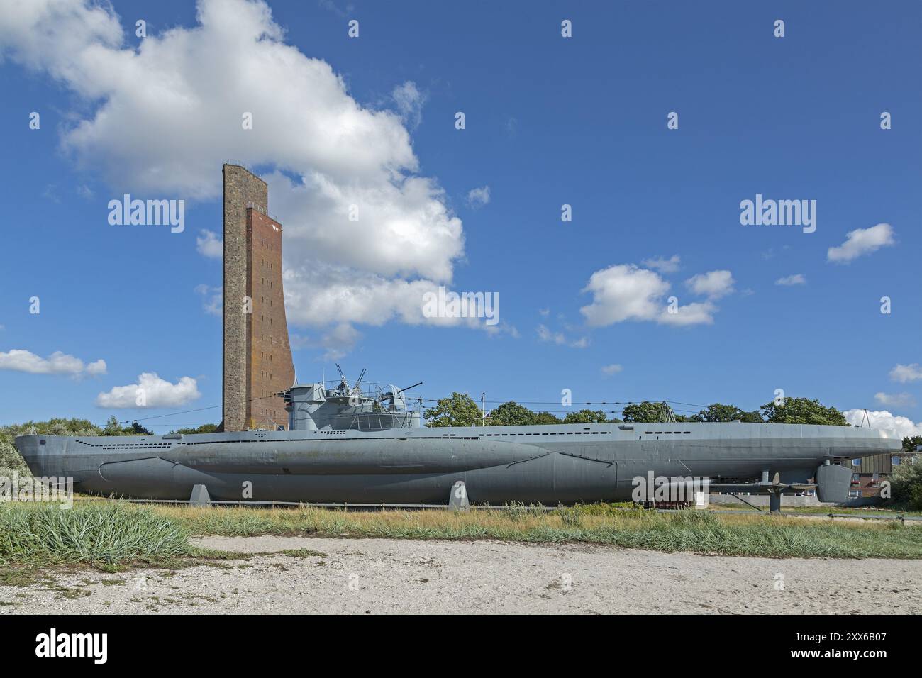 U-boat U 995, naval memorial, Laboe, Schleswig-Holstein, Germany ...