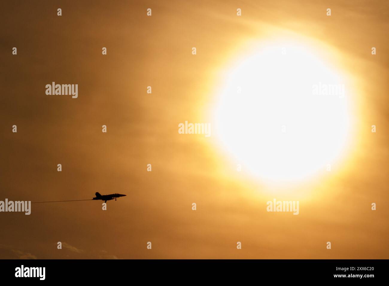 A McDonnell Douglas F/A-18C Hornet fighter jet with USMC All Weather ...