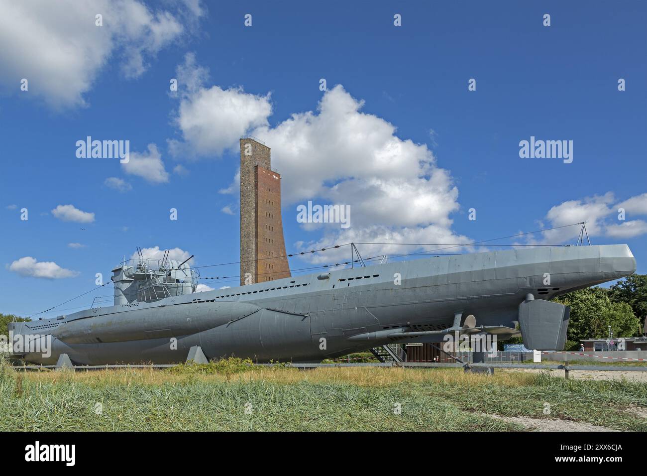 U-boat U 995, naval memorial, Laboe, Schleswig-Holstein, Germany ...
