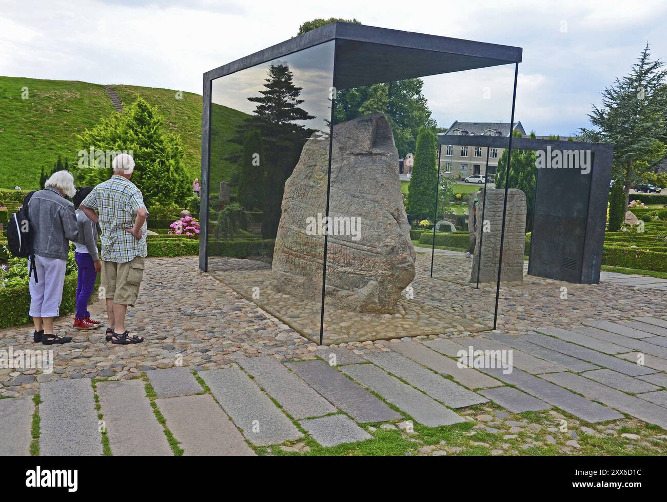 Carved Runestones, 10th century, World Heritage Site, Jelling Stones ...