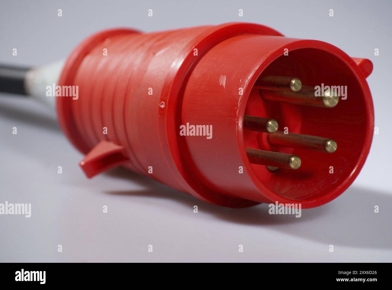Power plug, 380 volt, for trade and industry Stock Photo - Alamy