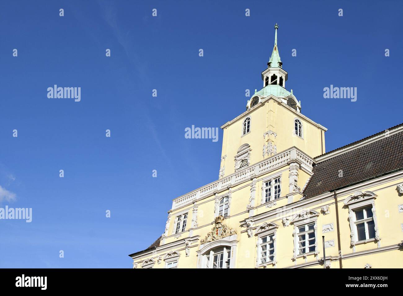 Oldenburg Castle, landmark of the city of Oldenburg, Lower Saxony ...
