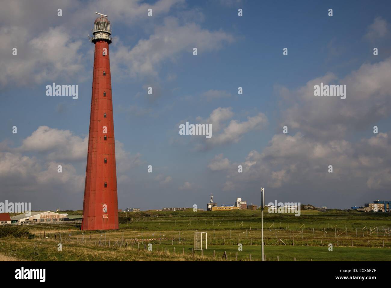 Den Helder, the Netherlands. September 2021. The lighthouse Lange Jaap ...