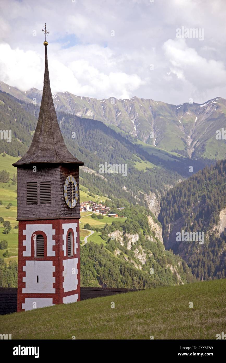 Country church in swiss alps hi-res stock photography and images - Alamy