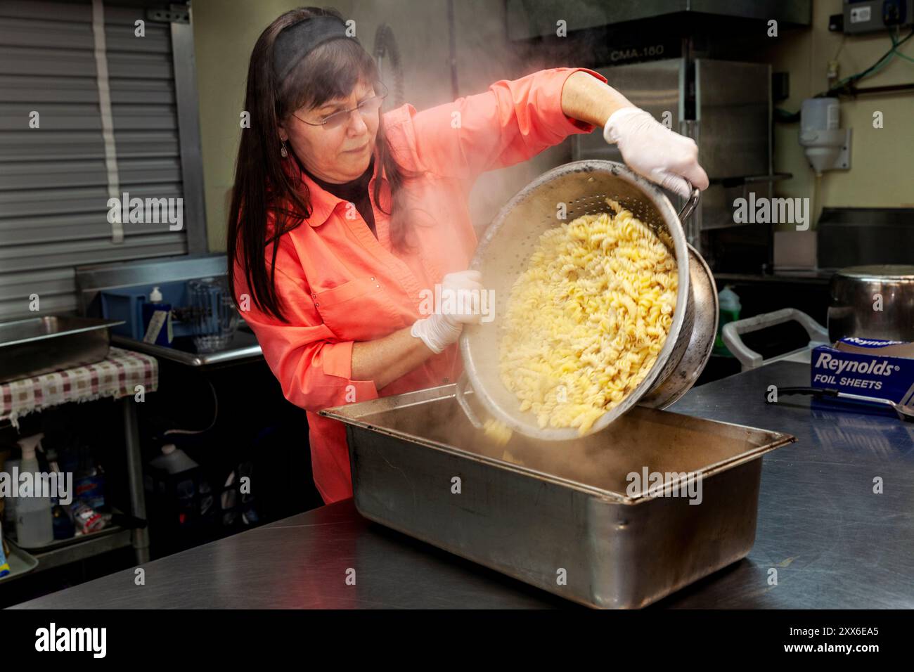 ARC-0006....WASHINGTON - Penelope Protheroe in the commercial Kitchen ...