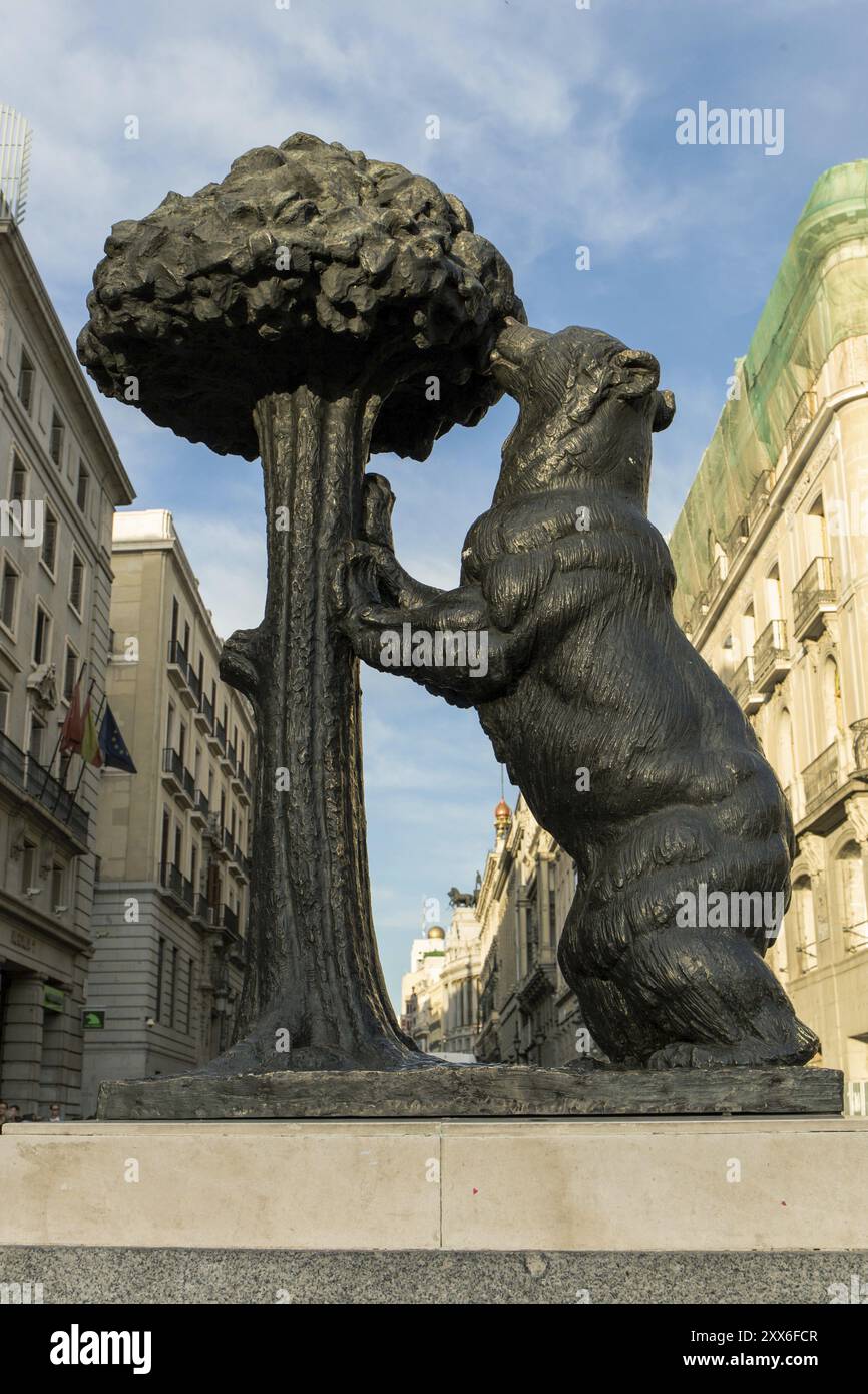 The statue of the Madrid Bear and the Strawberry Tree is the symbol of ...