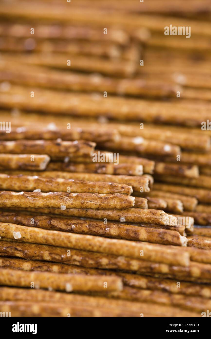 Salt Sticks (close-up shot) for use as food background or as texture ...