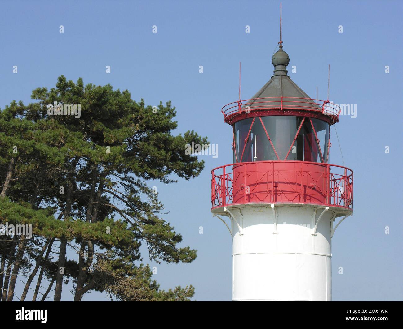 Gellen, the lighthouse on the island of Hiddensee, which marks the ...
