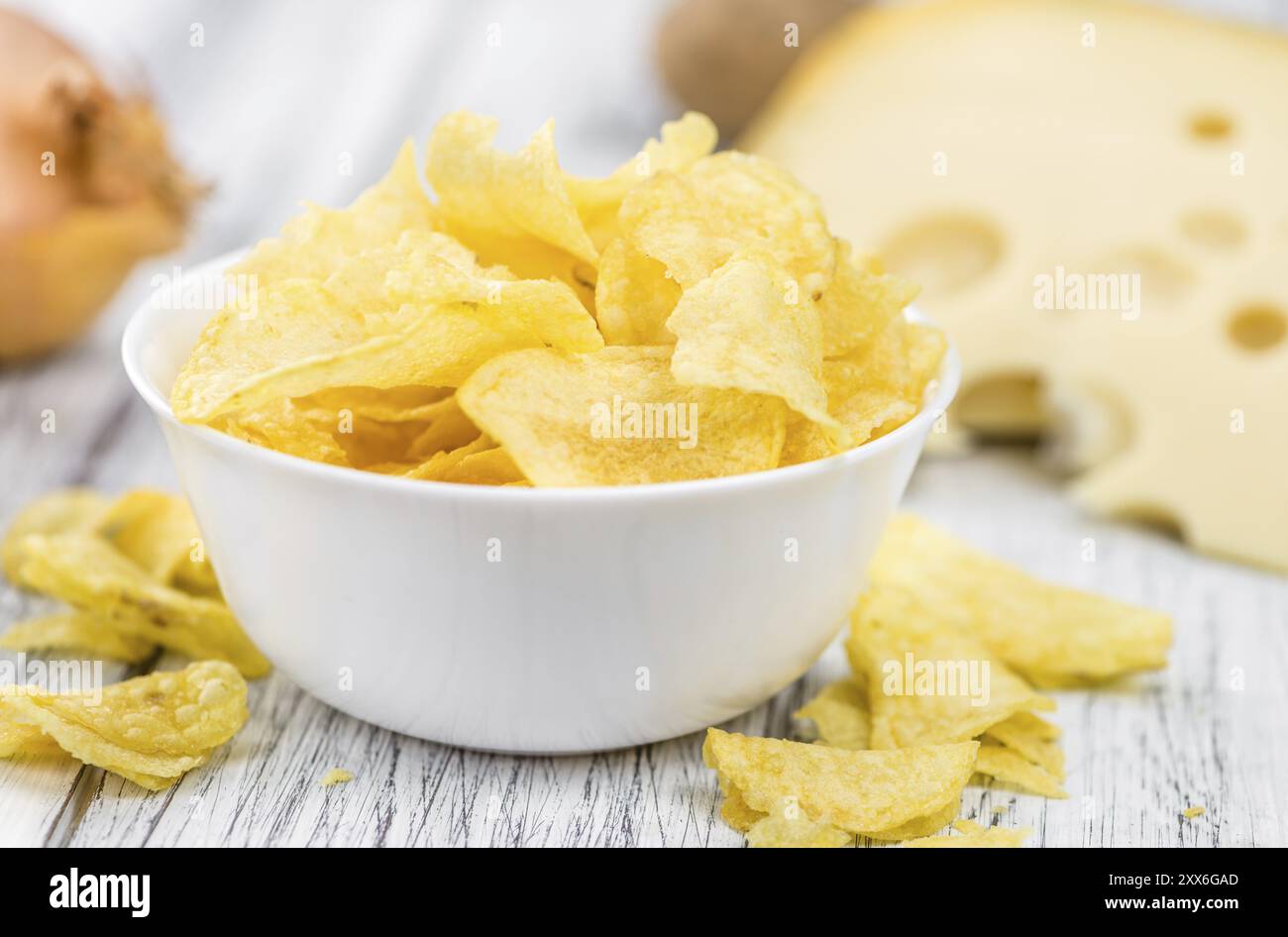 Schone Cheese And Onion Potato Chips Bild