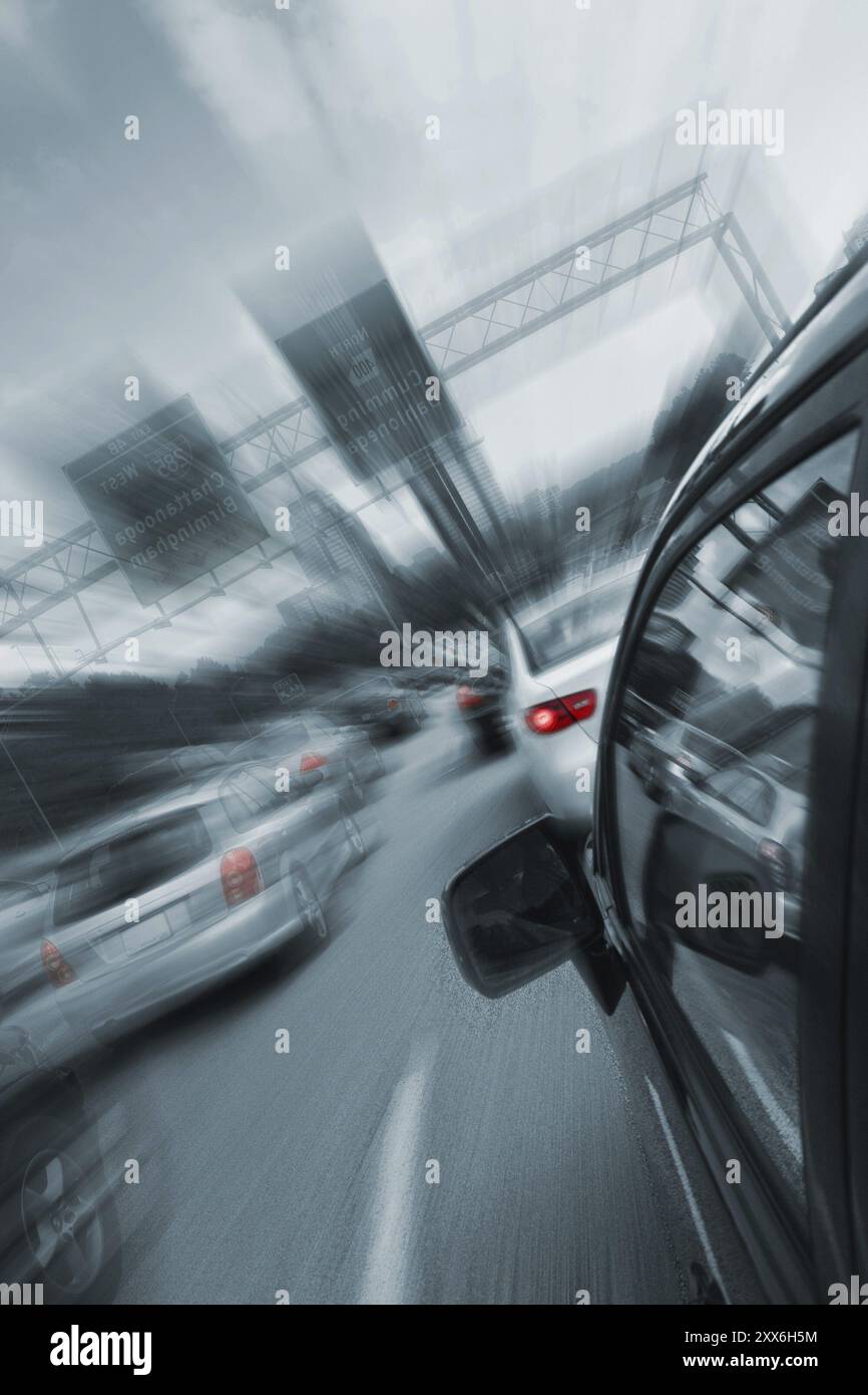 Car fast drive Stock Photo - Alamy