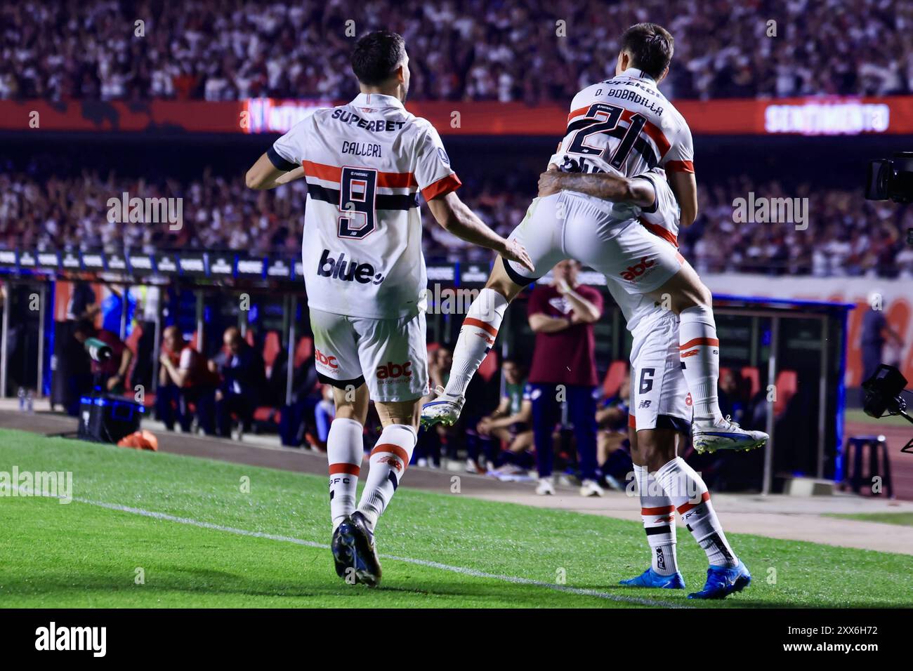 Sao Paulo, Brazil. 22nd Aug, 2024. SP - SAO PAULO - 08/22/2024 - 2024 LIBERTADORES CUP, SAO ...