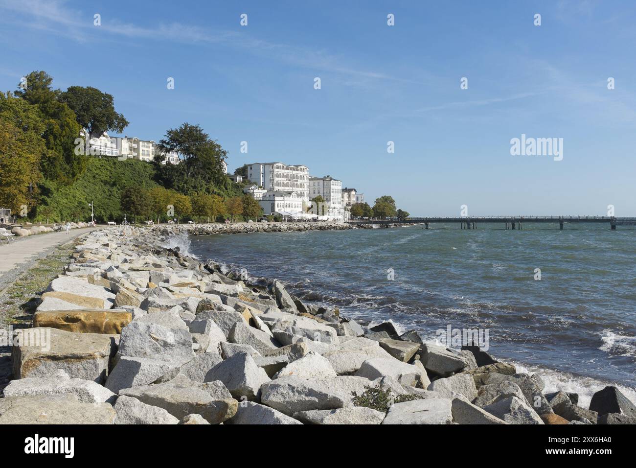 Promenade of Sassnitz on Ruegen Stock Photo - Alamy