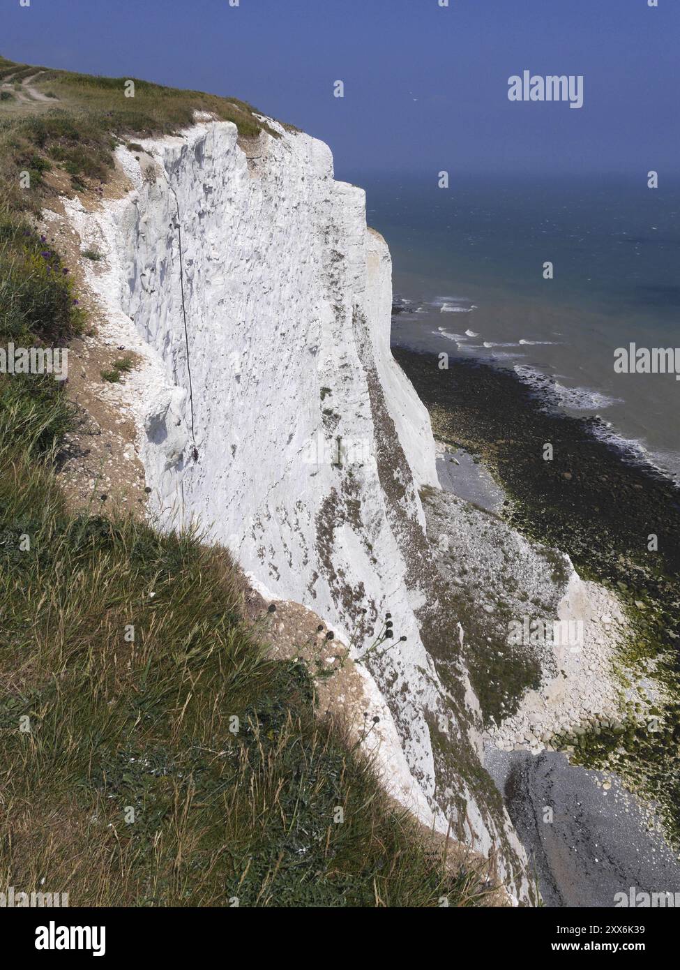 Dover chalk cliffs Stock Photo - Alamy