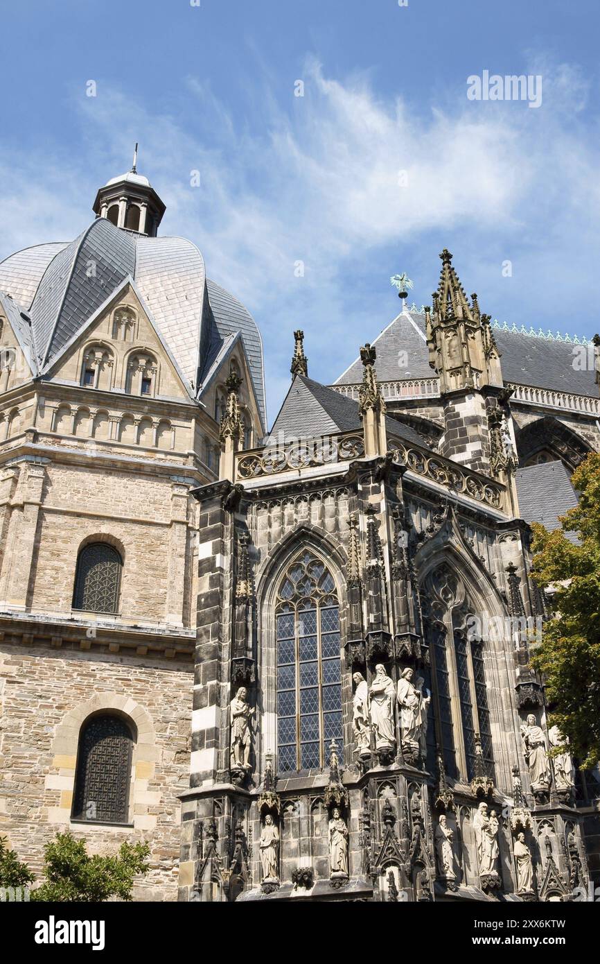Aachen Cathedral also known as Imperial Cathedral or Royal Church of St ...
