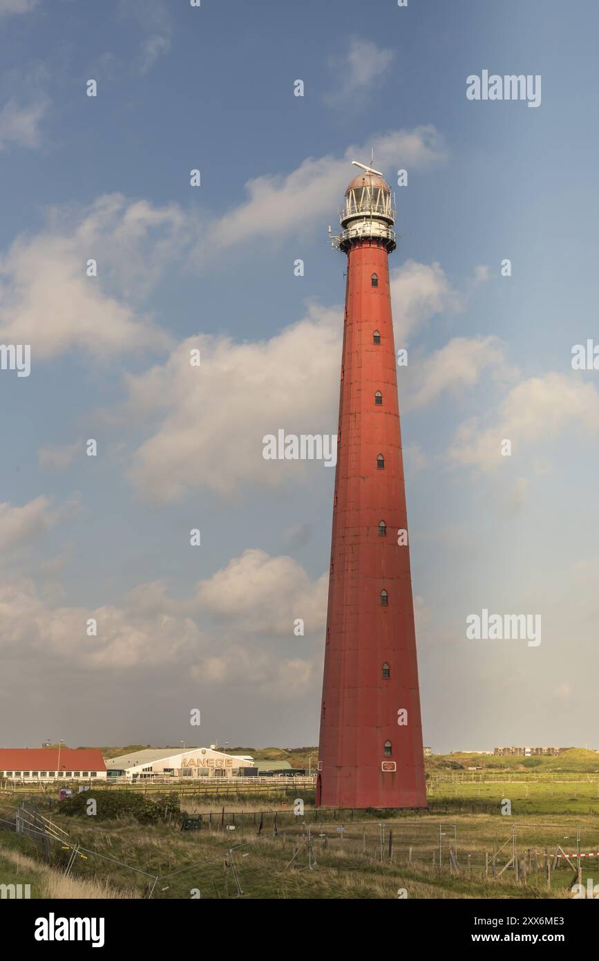 Den Helder, the Netherlands. September 2021. The lighthouse Lange Jaap ...