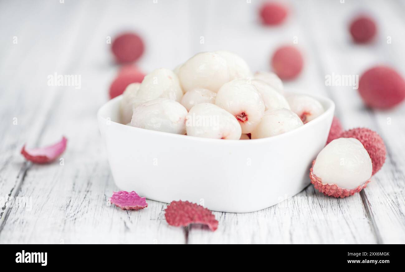 Close up litchis on hi-res stock photography and images - Alamy