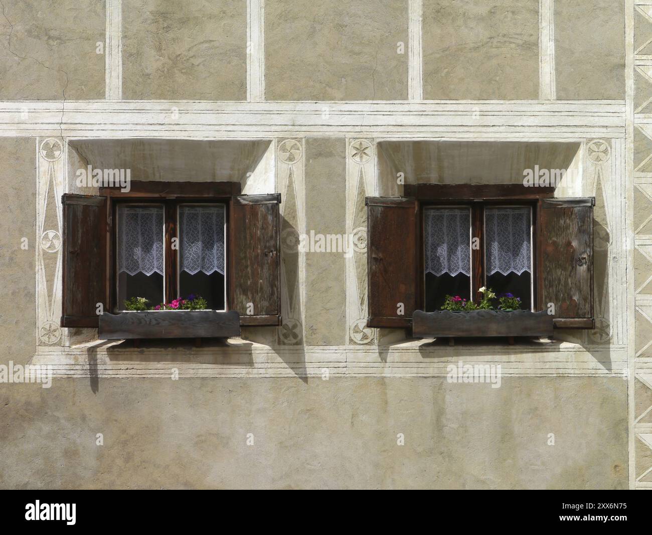 Apartment building windows illustration hi-res stock photography and ...