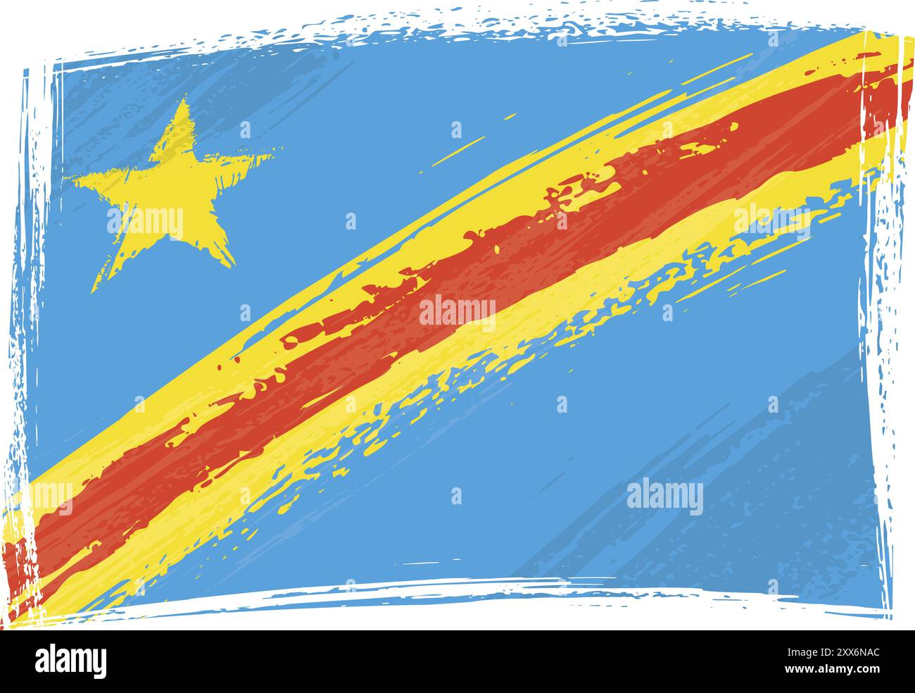 Flag democratic republic congo created hi-res stock photography and ...