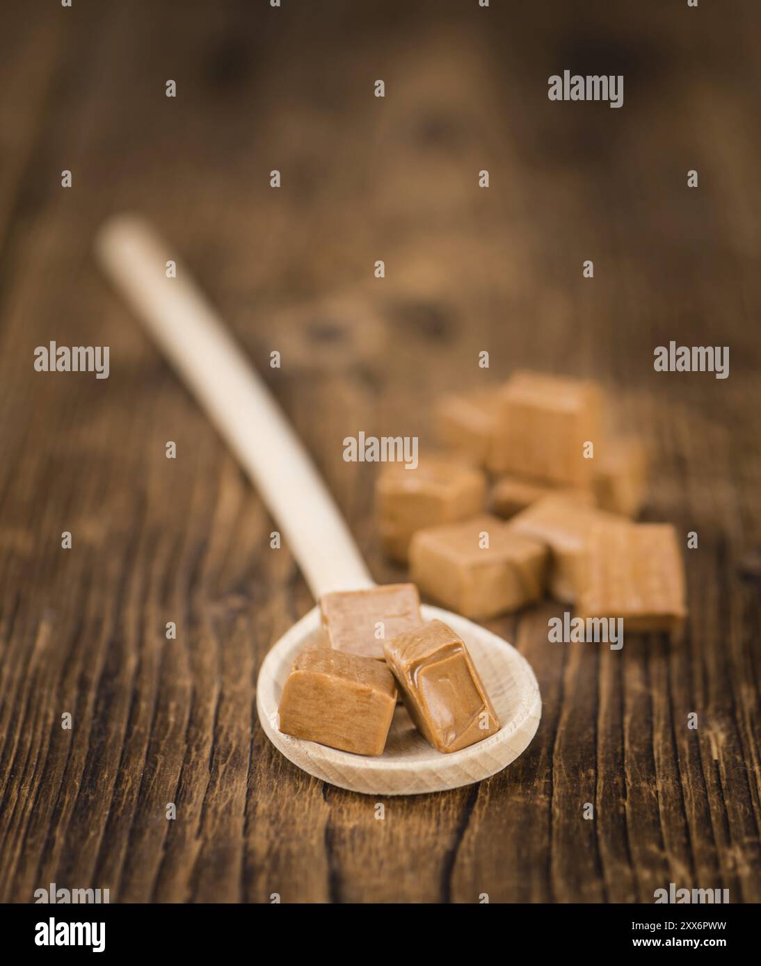 Portion fresh caramel close hi-res stock photography and images - Alamy