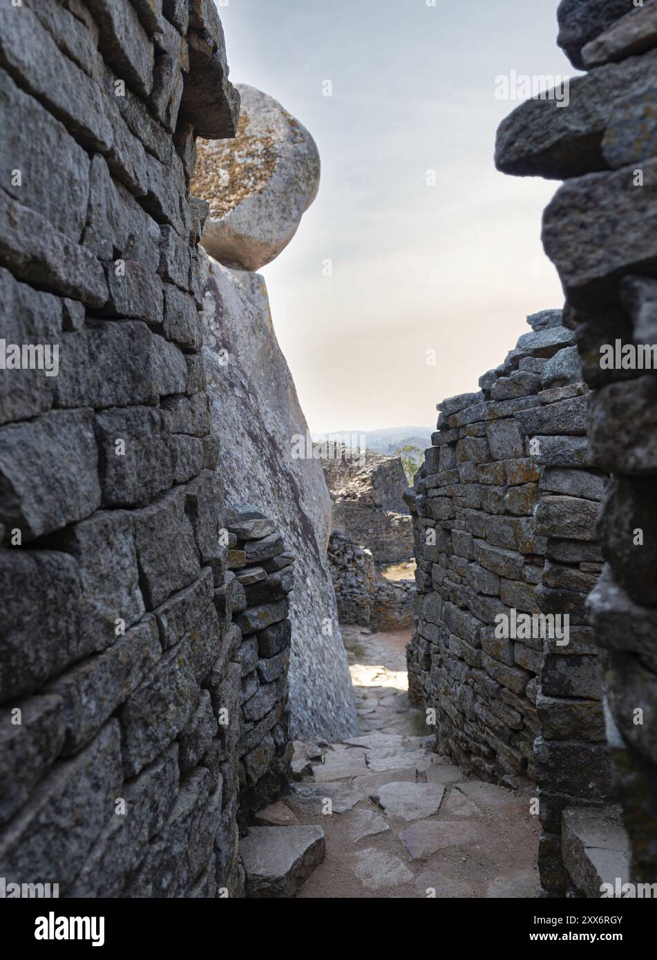 Ancient ruins of Great Zimbabwe during a nice winter day Stock Photo ...