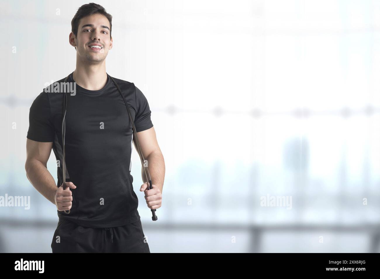 Muscular male athlete exercise hi-res stock photography and images - Alamy